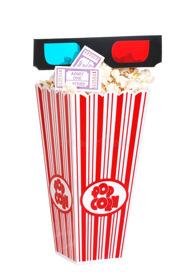 Movie tickets and popcorn stock image. Image of admission - 22637679