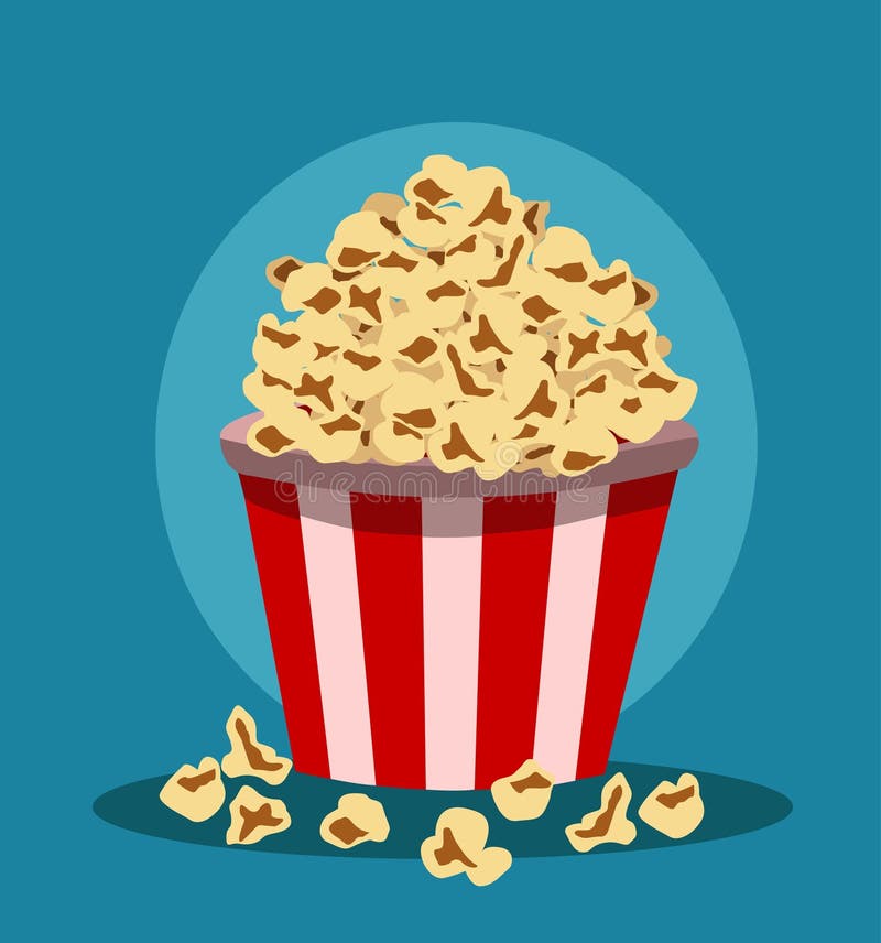 Popcorn pack design vector stock vector. Illustration of pack - 193678194