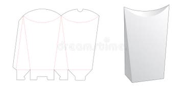 Popcorn Box Template Die Cut Stock Illustrations – 161 Popcorn Box ...