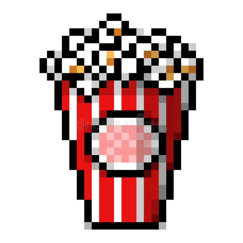 Popcorn Pixel Stock Illustrations – 184 Popcorn Pixel Stock Illustrations, Vectors & Clipart ...