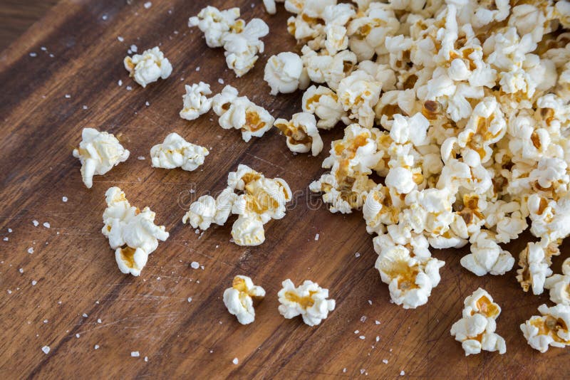 Popcorn and Salt stock photo. Image of snack, hungry - 45148664