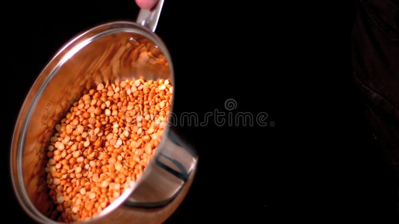 Popcorn Shaking in Pot on Black Background Stock Video - Video of steel ...