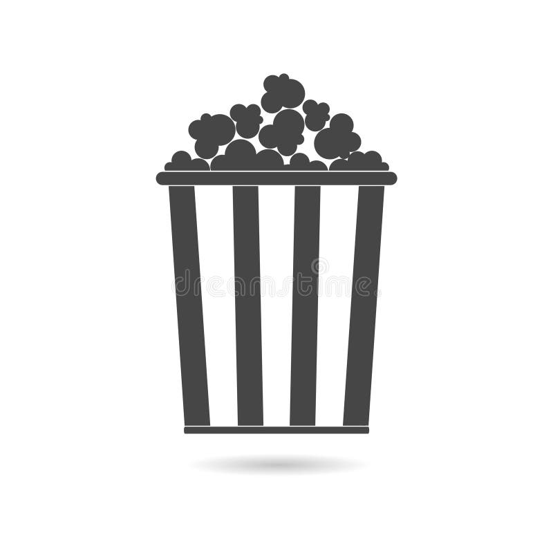 Popcorn Simple Vector Modern Icon Design Illustration Stock Vector ...