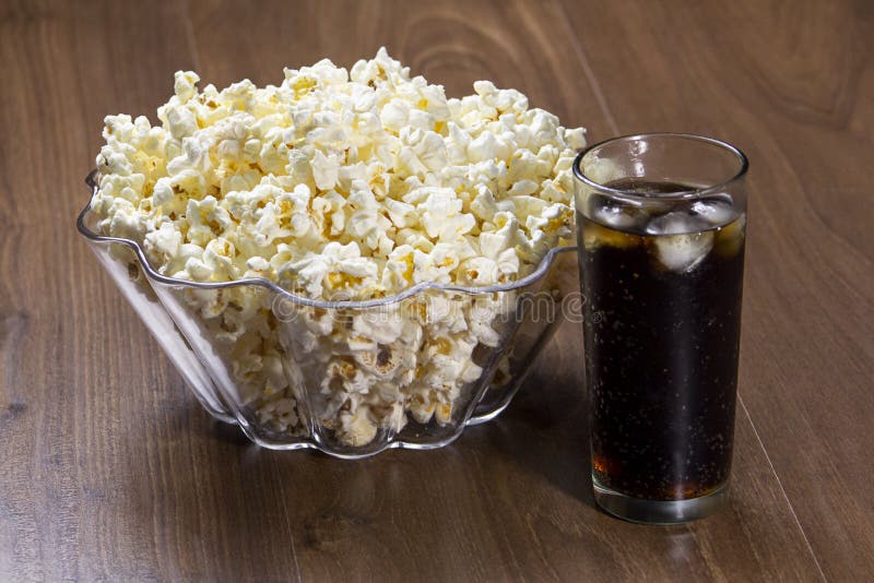 Popcorn and soda stock photo. Image of popcorn, snack - 5829176