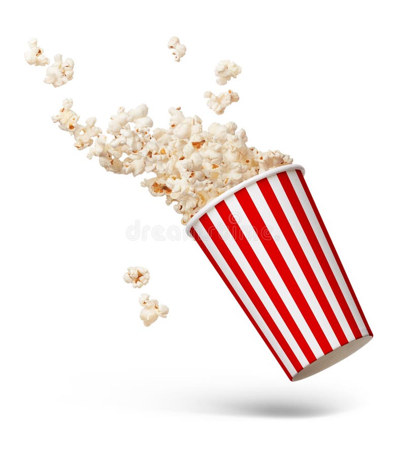 Popcorn splashing stock image. Image of motion, falling - 212383991