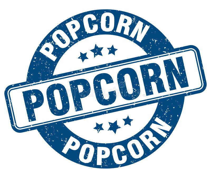Popcorn Stamp. Popcorn Label. Round Grunge Sign Stock Vector ...