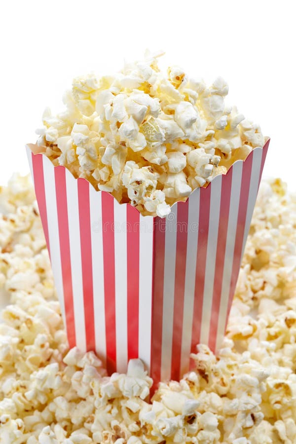 Lot of popcorn stock image. Image of yellow, film, healthy - 2371133