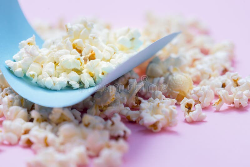 Popcorn or Sweet Popcorn Flat Lay Stock Image - Image of nutrition ...