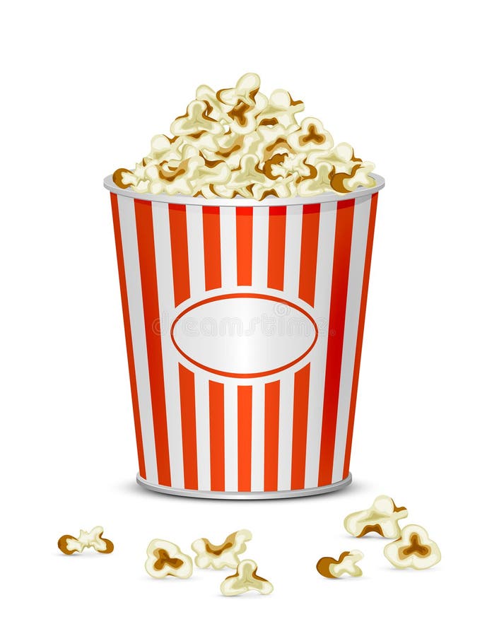 Popcorn stock vector. Illustration of label, corn, graphic - 32603997