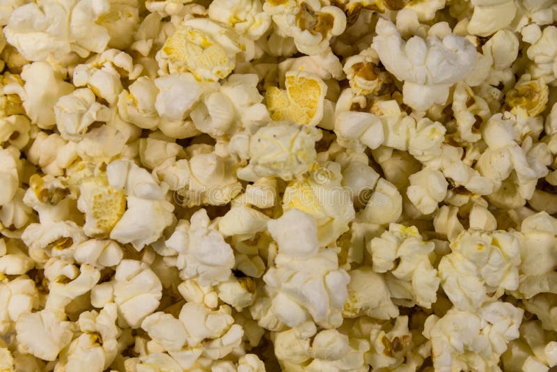 Popcorn texture background stock image. Image of macro - 195307091
