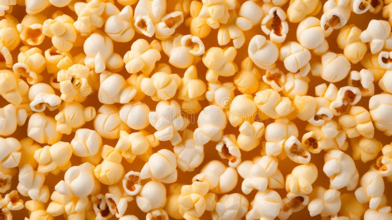 Popcorn Texture Background. Neural Network AI Generated Stock Photo ...