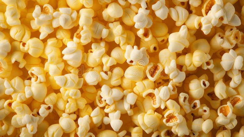 Popcorn Texture Background. Neural Network AI Generated Stock Photo ...