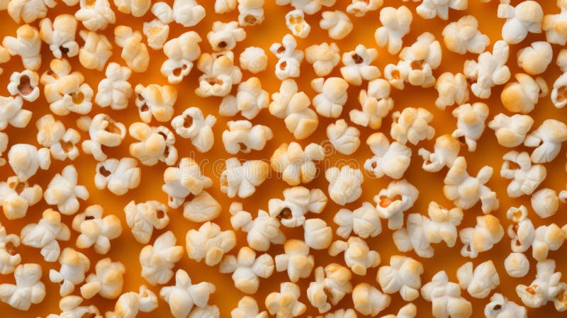 Popcorn Texture Background. Neural Network AI Generated Stock Image ...