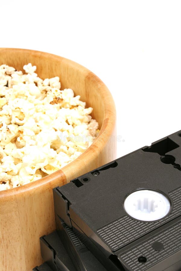 Popcorn & video stock image. Image of snack, health - 2355099