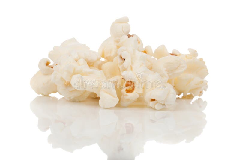 Popcorn stock photo. Image of white, snack, isolated, object - 5255776