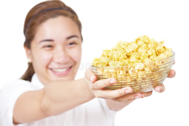 Popcorn for You stock photo. Image of joyful, popcorn - 41802696