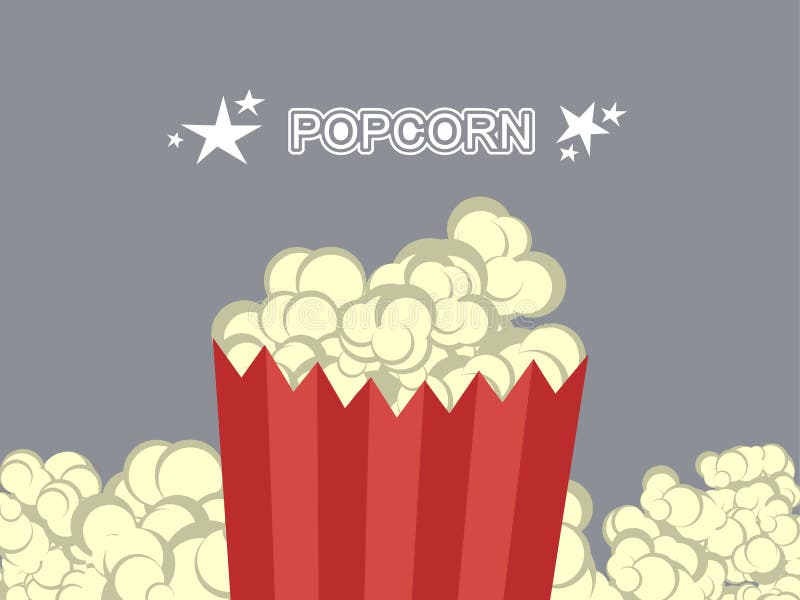 Popcorn Vendor with Wheel and Bell Stock Vector - Illustration of ...