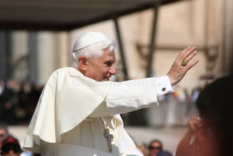 Pope Benedict XVI editorial stock photo. Image of papa - 4696618