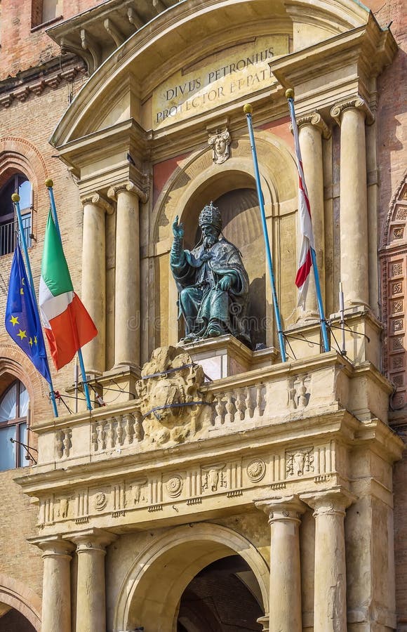 Pope Gregory XIII Statue, Bologne Stock Photo - Image of historical ...