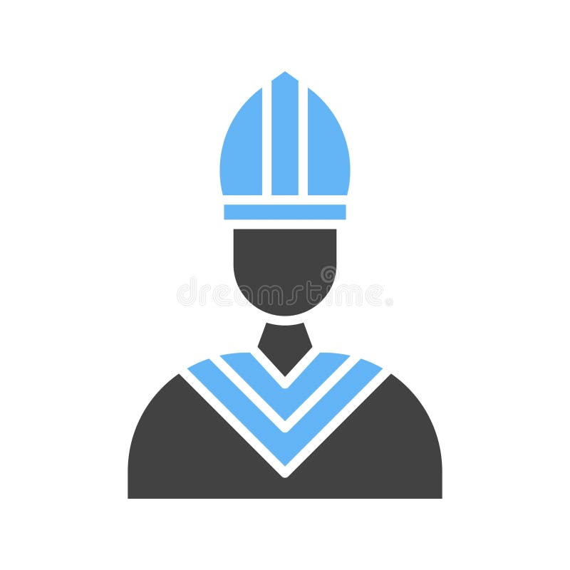 Pope Icon Image. stock vector. Illustration of catholicism - 290216184