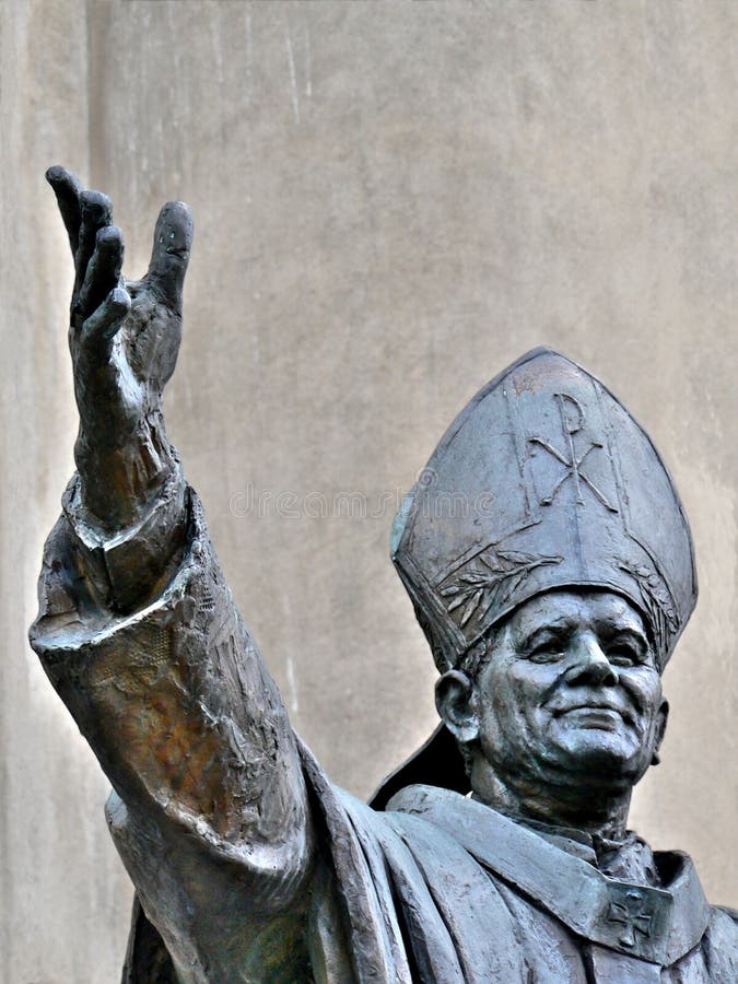 Pope John Paul II statue editorial photography. Image of pawel - 3501027