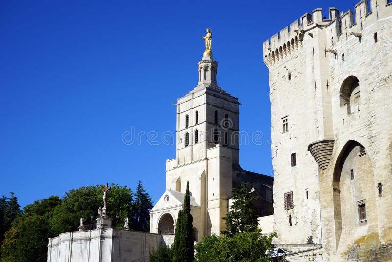 Pope palace stock photo. Image of medieval, europe, french - 65020006