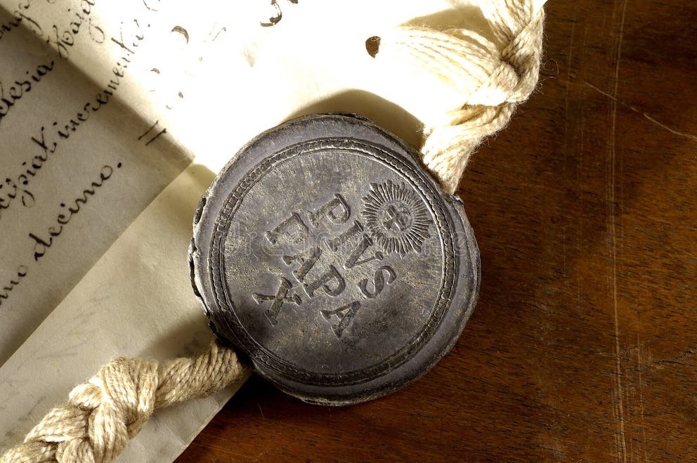 Pope seal stock image. Image of christianity, chatolicism - 29577117