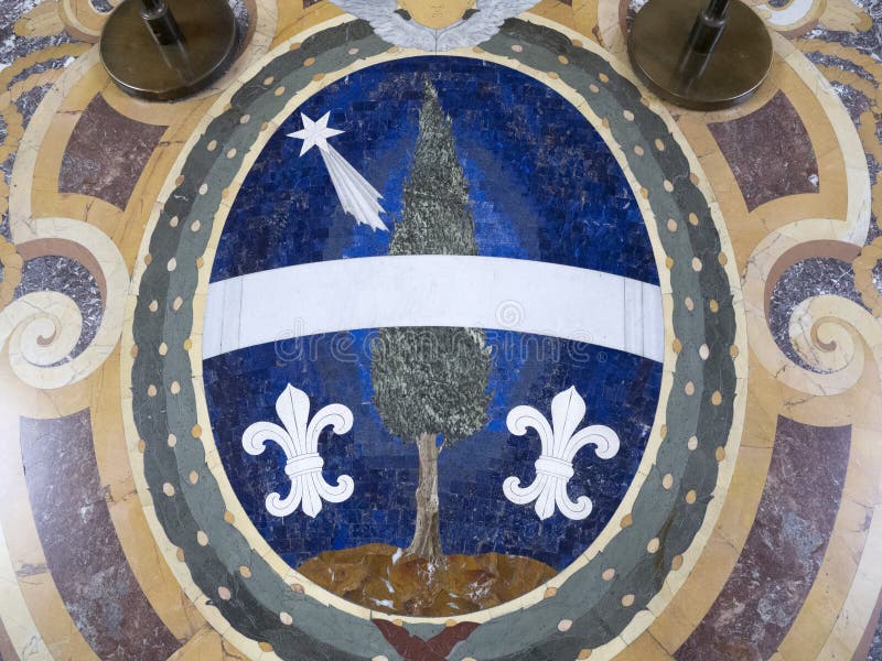 Pope star and tree symbol editorial image. Image of vaticano - 244900360