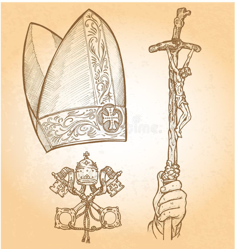Pope symbolS editorial photo. Illustration of made, element - 29676526