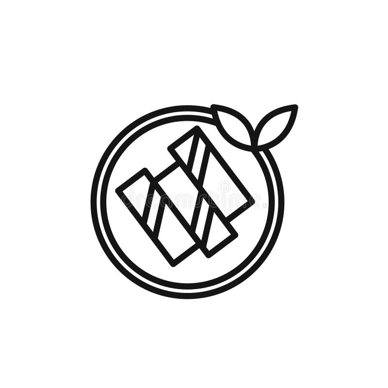 Popiah Icon Vector Set Collection for Web Stock Illustration ...