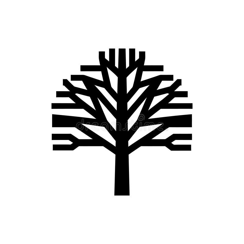 Poplar forest tree icon stock vector. Illustration of foliage - 306213728