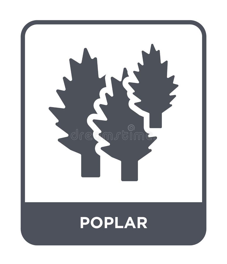 Poplar Icon in Filled, Thin Line, Outline and Stroke Style. Vector ...