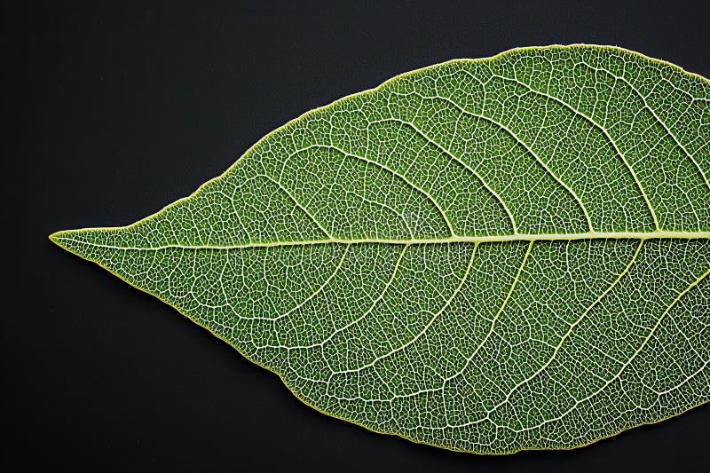 Poplar Leaf - a Triangular Leaf with a Smooth Edge Stock Illustration ...