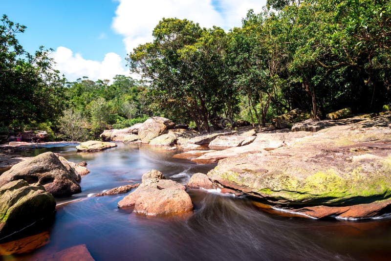 Popokvil Waterfall (Phnom Bokor) Kampot, Cambodia Oct 2015 Stock Image ...