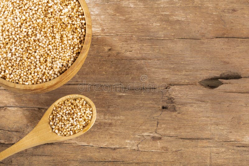 Popped Amaranth Grain - Amaranthus. Text Space Stock Photo - Image of ...