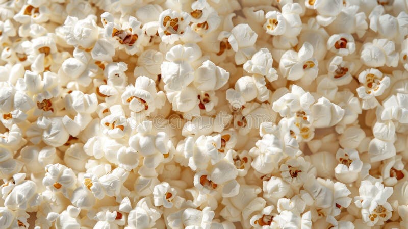 The Popped White Popcorn. AI Generated Stock Photo - Image of seasoning ...