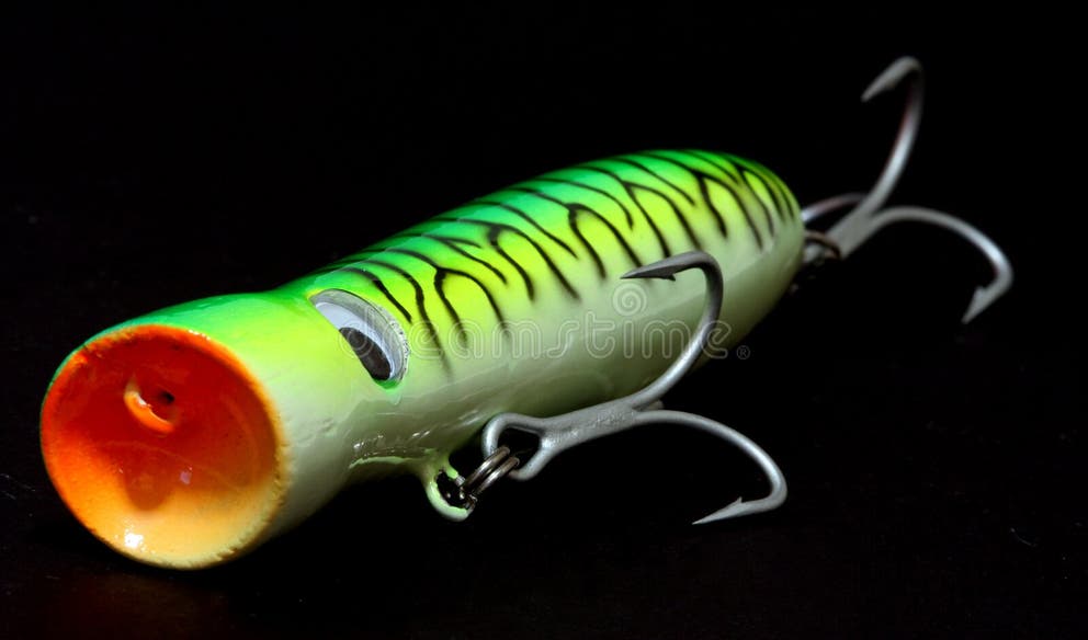 Popper Lure stock photo. Image of shiny, lure, hooks, sport - 3446882
