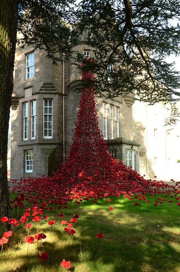 Poppies Display at the Tower of London Editorial Photo - Image of ...