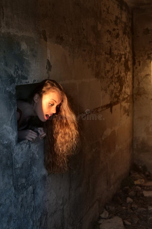 Popping out of nowhere stock image. Image of rock, girl - 46367623