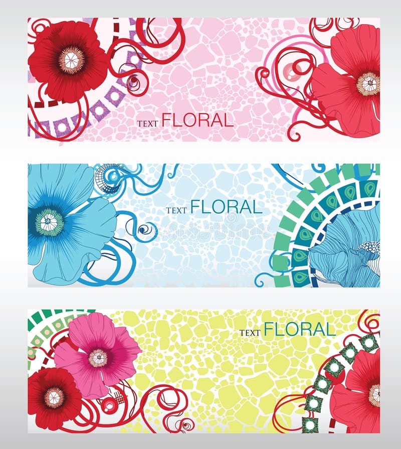 Poppy designs stock vector. Illustration of pattern, blossom - 50168911