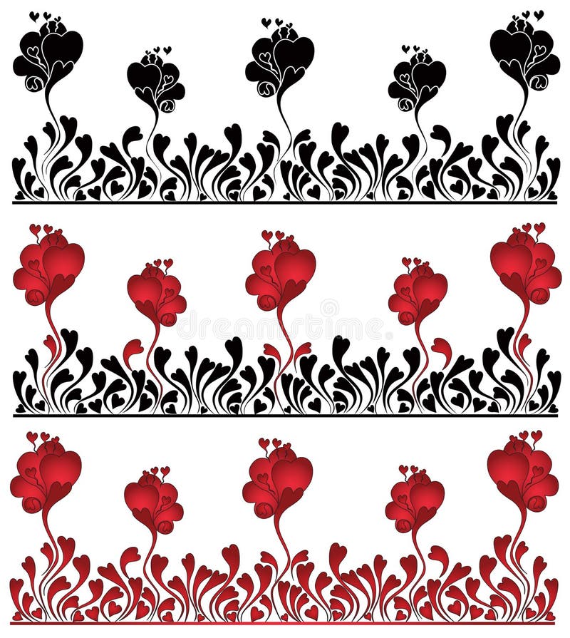 Poppy heart texture stock vector. Illustration of floral - 12754469