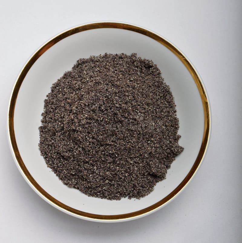 Poppy Ingredient for Baking Stock Image - Image of isolated, detail ...