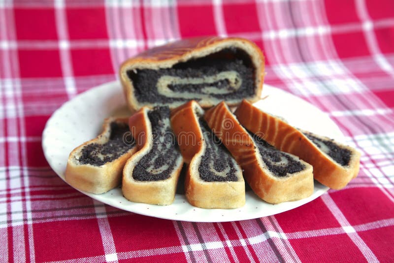 Poppy pie served stock photo. Image of bakery, pastry - 10340766