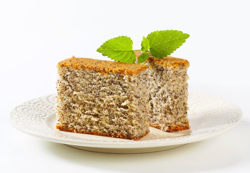 Poppy Seed Cake stock photo. Image of cake, sponge, sweet - 38096422