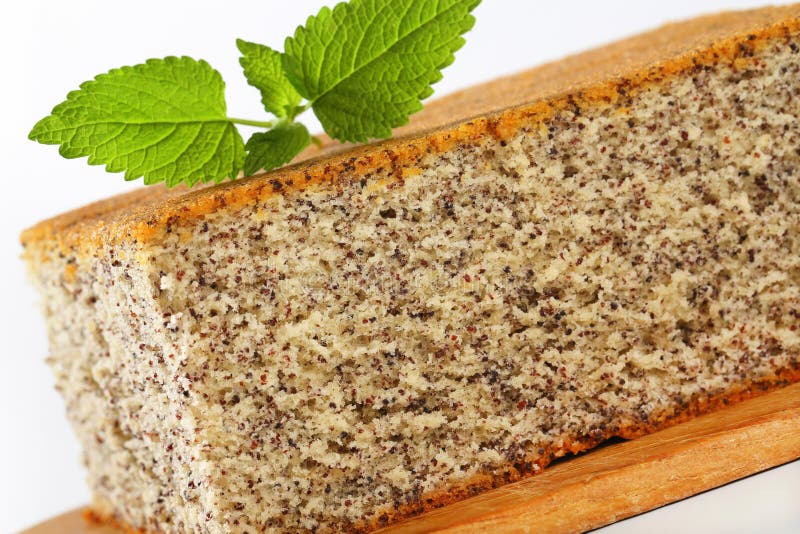 Poppy Seed Cake stock photo. Image of sponge, baked, board - 33268938