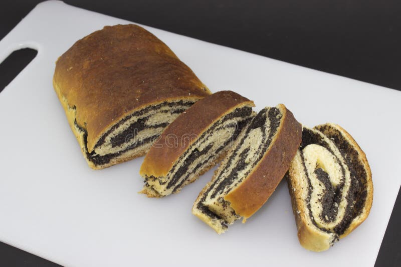 Poppy seed strudel stock image. Image of poppy, dough - 31752309