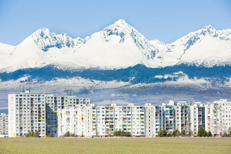 Poprad, Slowakei stockbild. Bild von gehäuse, reise, reisen - 22864503