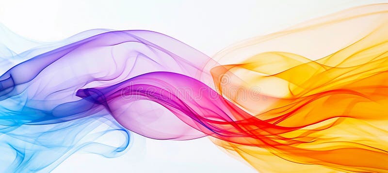 Pops of Color Abstract Background Theme, Vibrant Colour Waves Stock ...