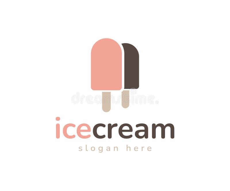 Popsicle Ice Cream Logo. Ice Lolly Logo Design Stock Vector ...