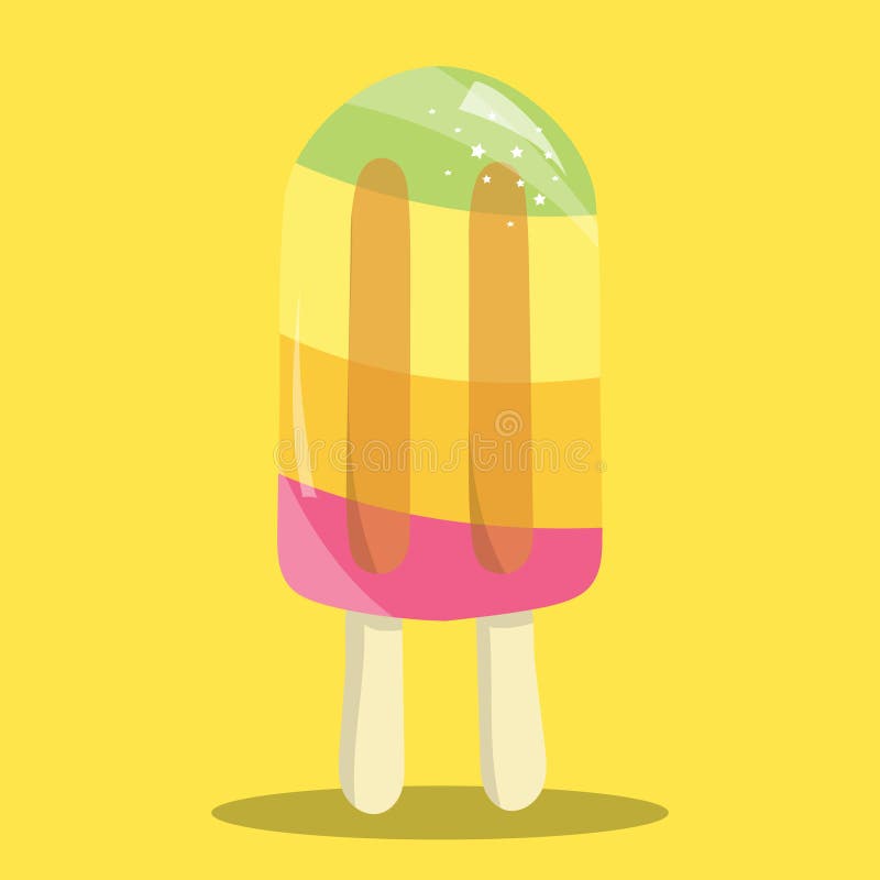 Popsicle 02 stock vector. Illustration of vector, popsicle - 198990518